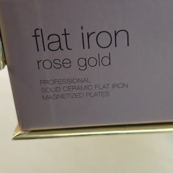 soleil | Hair | Soleil Flat Iron Rose Gold Professional Solid Ceramic ...